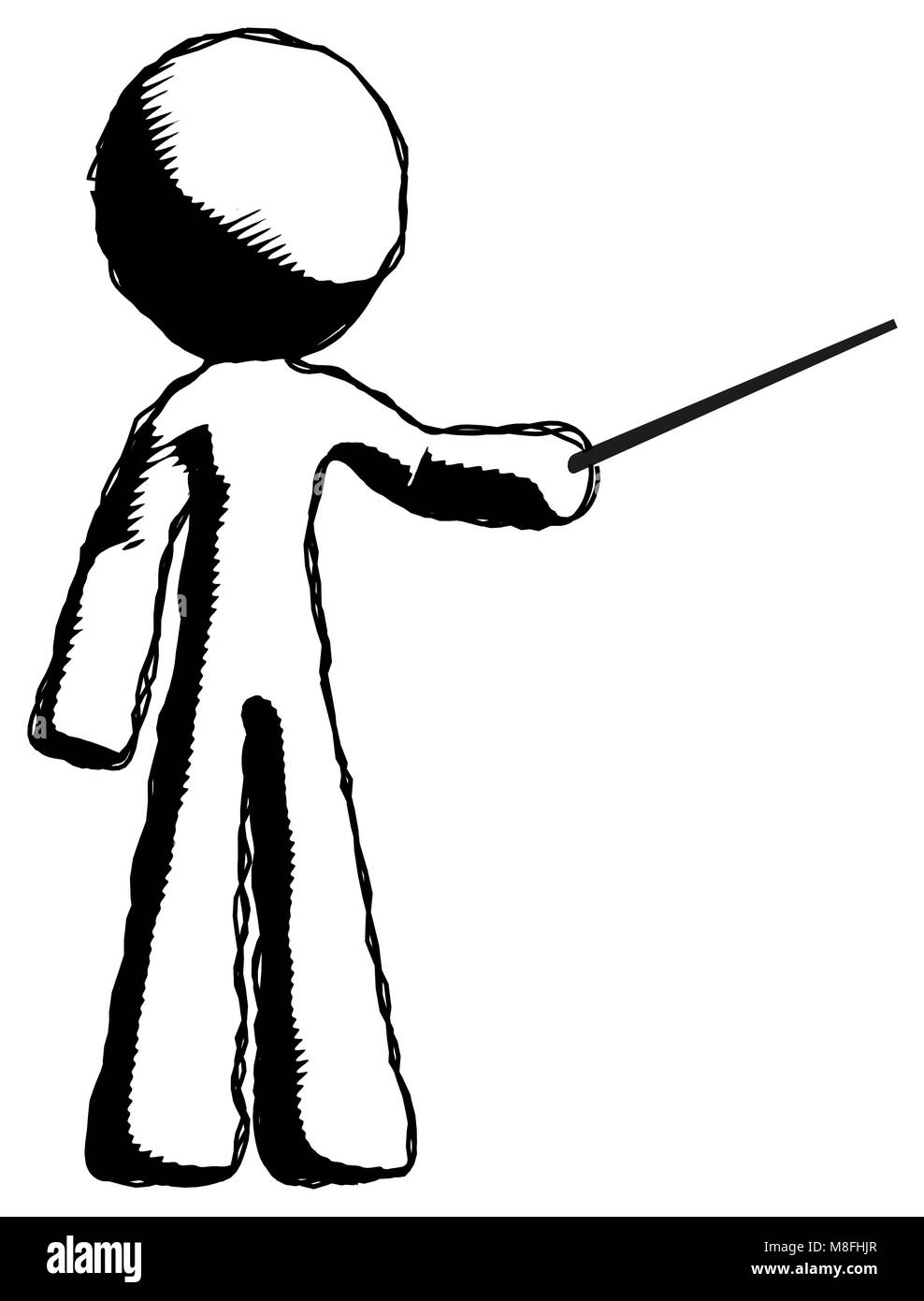 Stickman Black and White Stock Photos & Images - Alamy