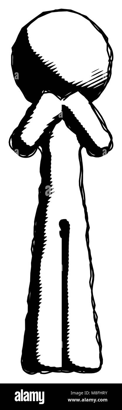 Ink design mascot man laugh, giggle, or gasp pose Stock Photo - Alamy