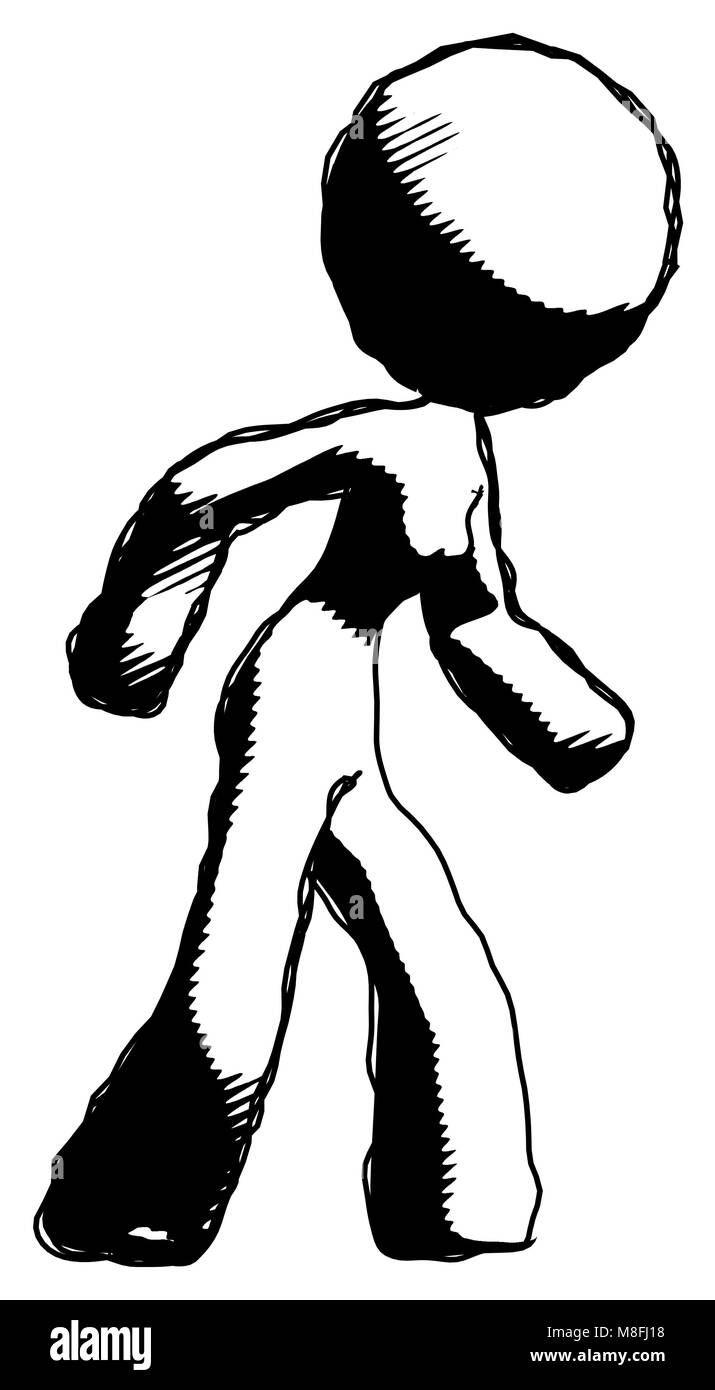 Standing woman facing right Black and White Stock Photos & Images - Alamy