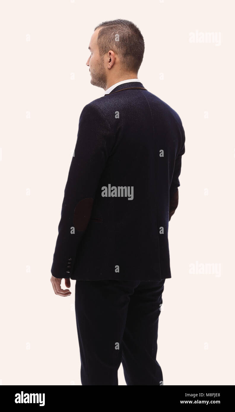 side view.portrait of a successful businessman Stock Photo - Alamy