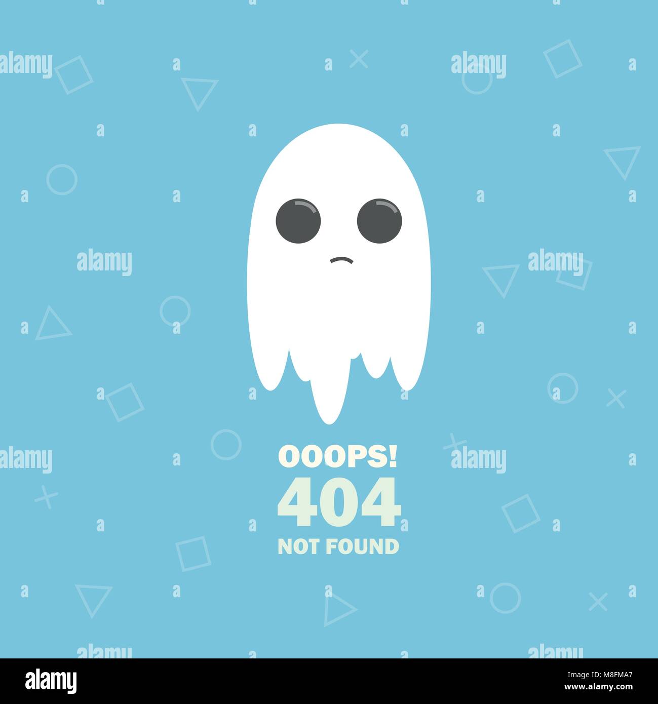 Sad ghost Stock Vector Images - Alamy