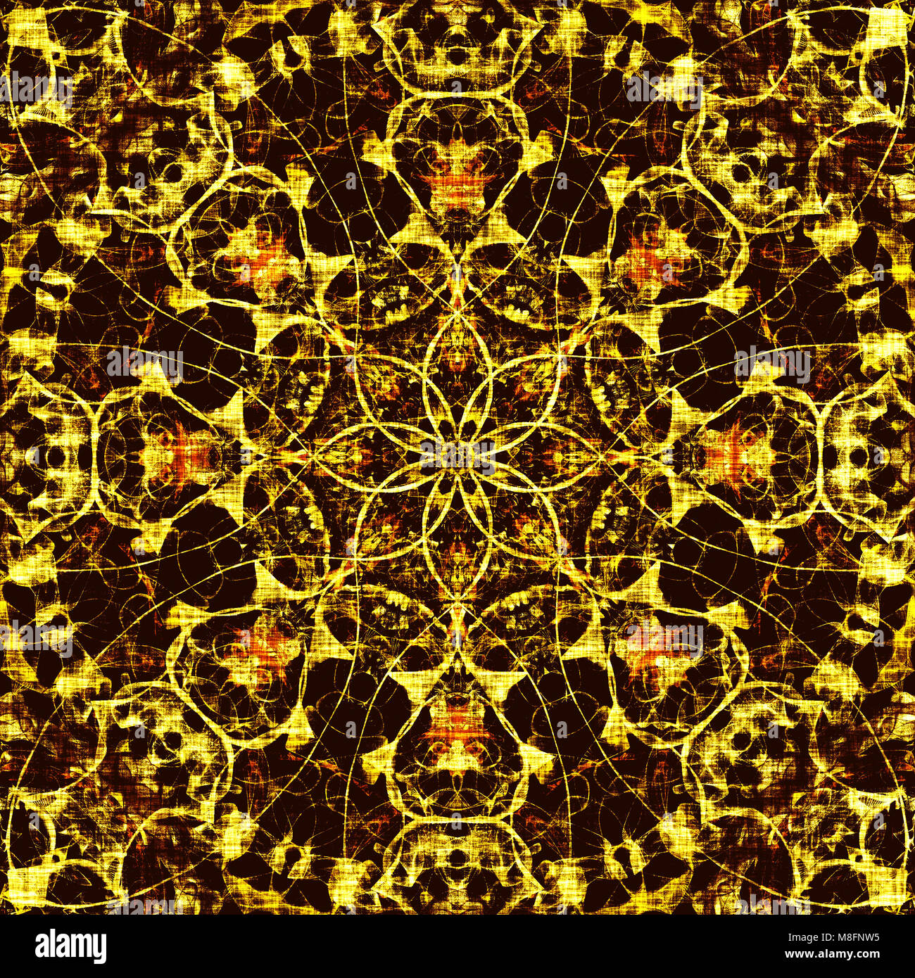 Golden oriental pattern, folk traditional elements. Royal gold texture ...