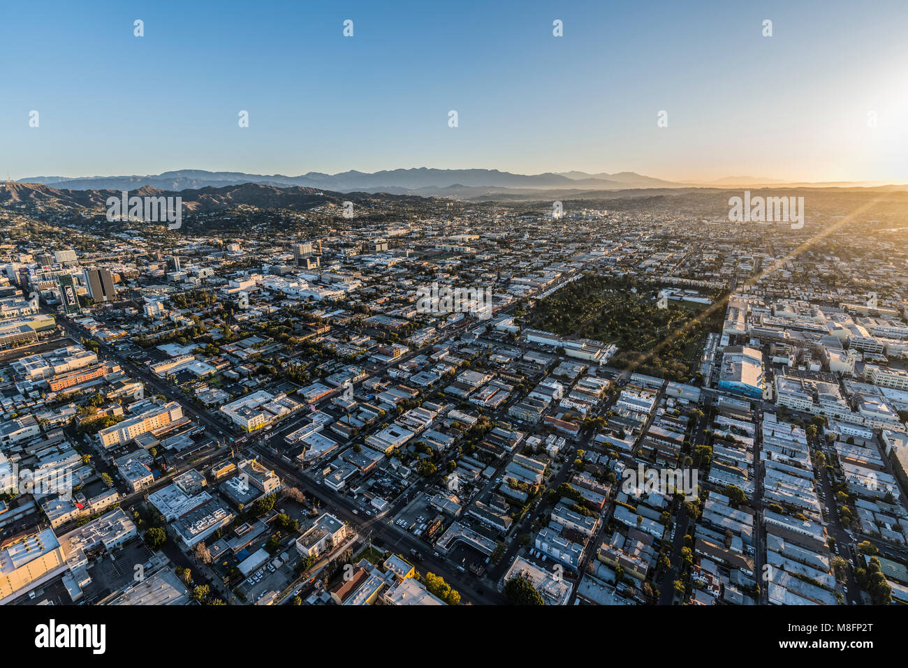 Hollywood los angeles city view hi-res stock photography and images - Alamy