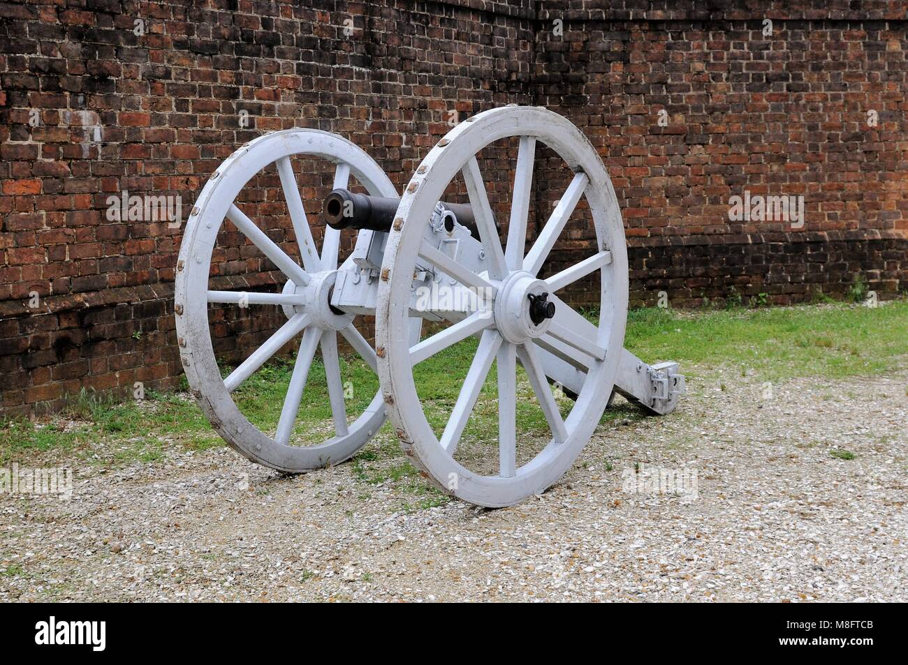 A cannon protects Colonial Williamsburg, the Colonial Capitol of ...