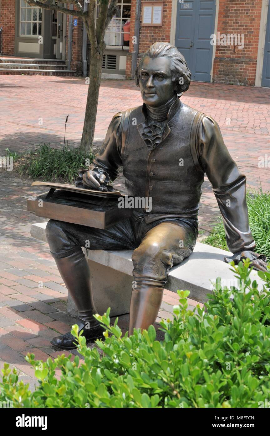 President Thomas Jefferson the third President Stock Photo - Alamy