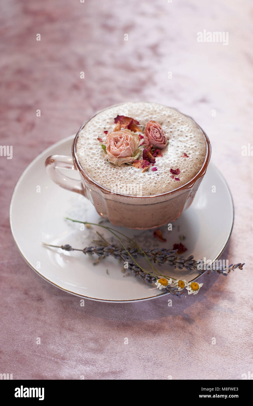 decorative cup of coffee Stock Photo - Alamy