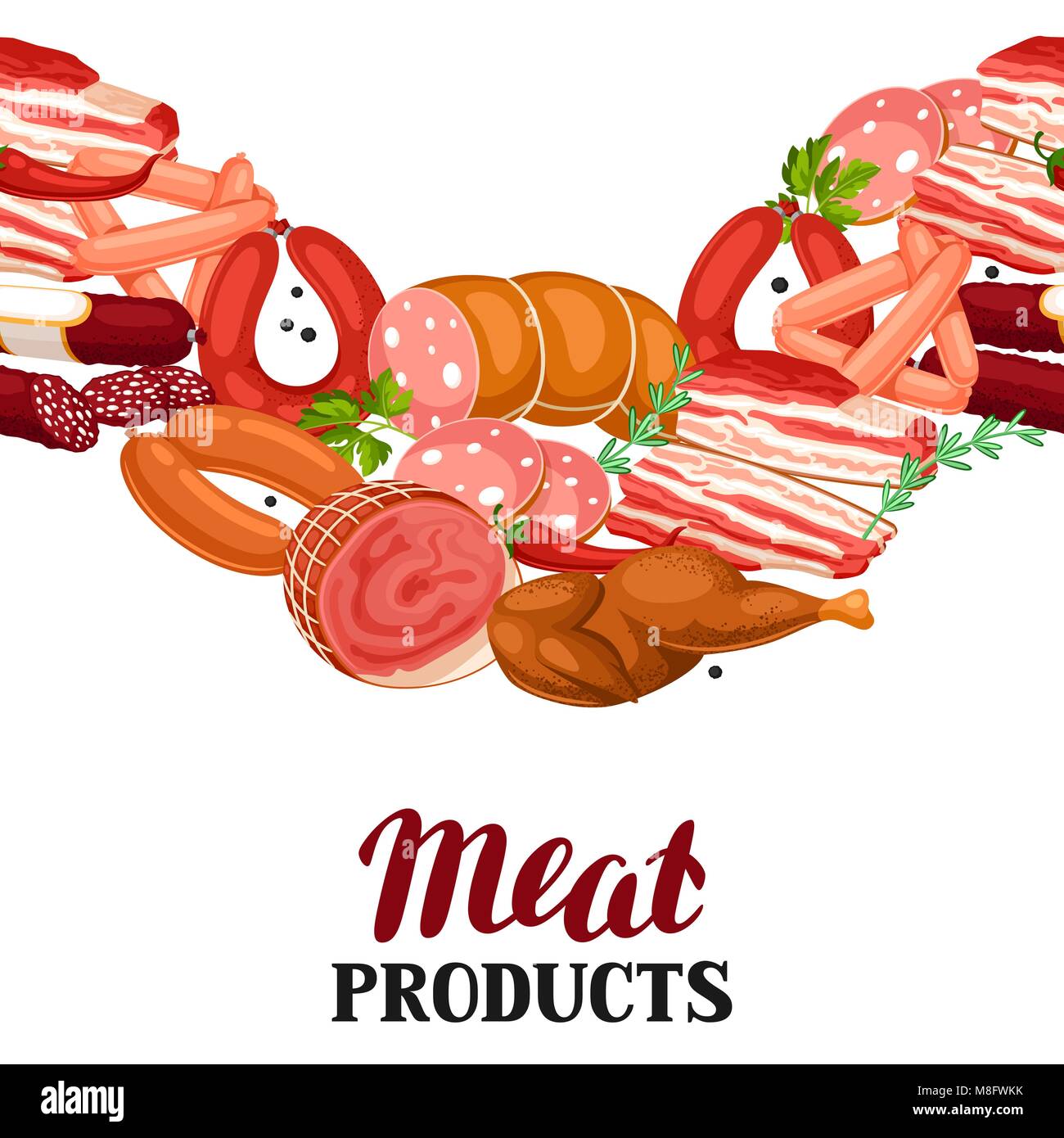 Meat Products Clipart