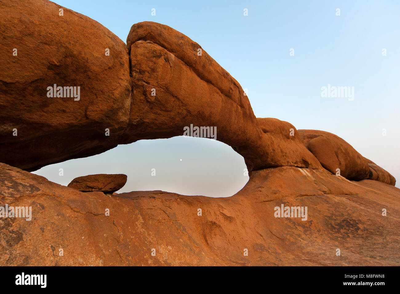 Strange rock formation at Spitzkoppie Conservation Area, Namibia Stock ...