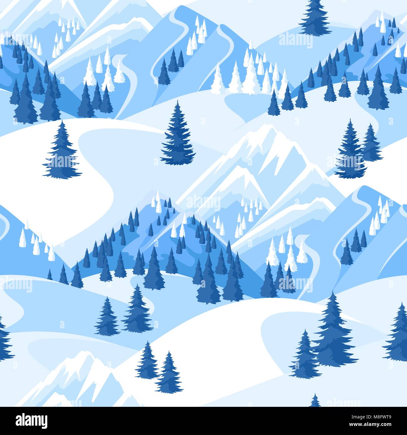 Beautiful frozen nature Stock Vector Images - Alamy