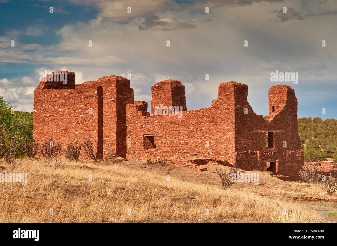 Church at Quarai Ruins, Salinas Pueblo Missions National Monument, New ...