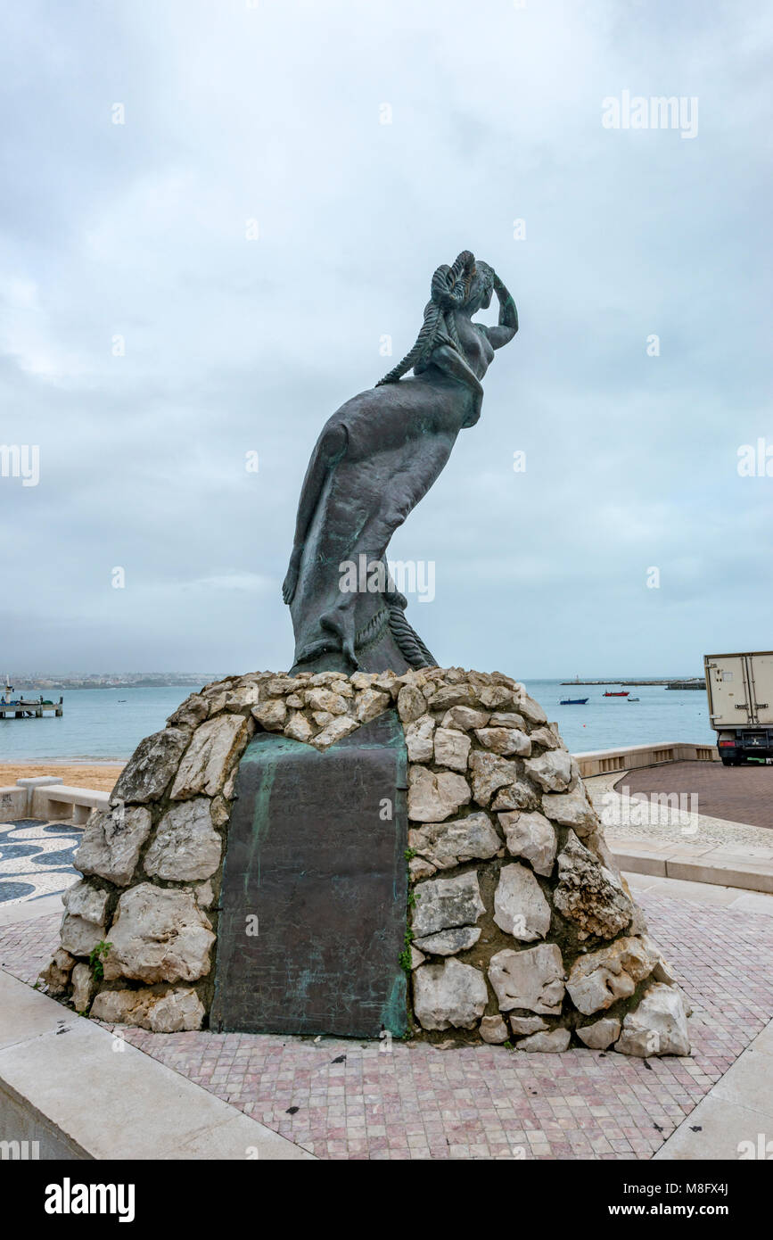 Coastal Monument, Cascais, Portugal Stock Photo - Alamy