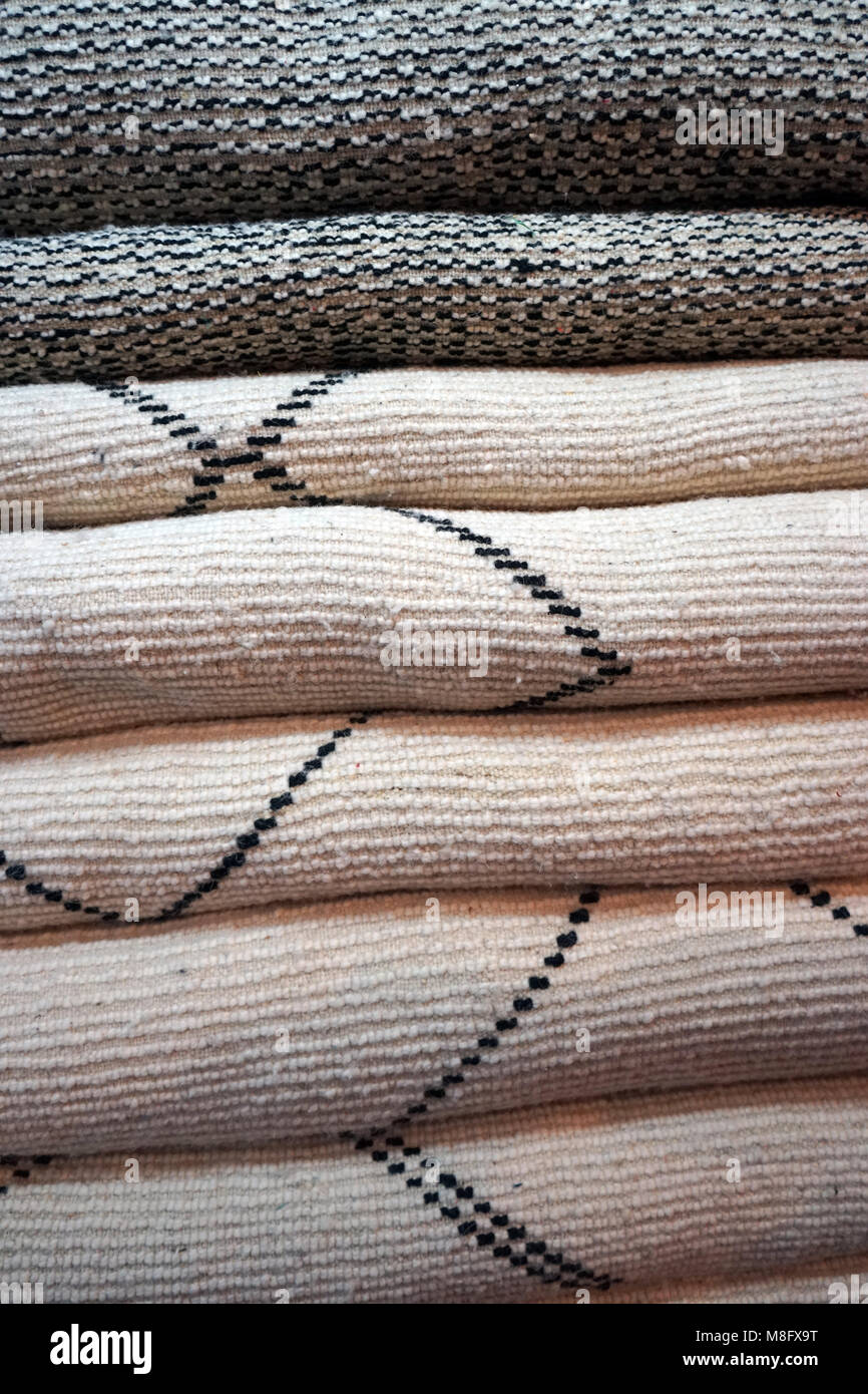 Stack of fabrick materials Stock Photo - Alamy