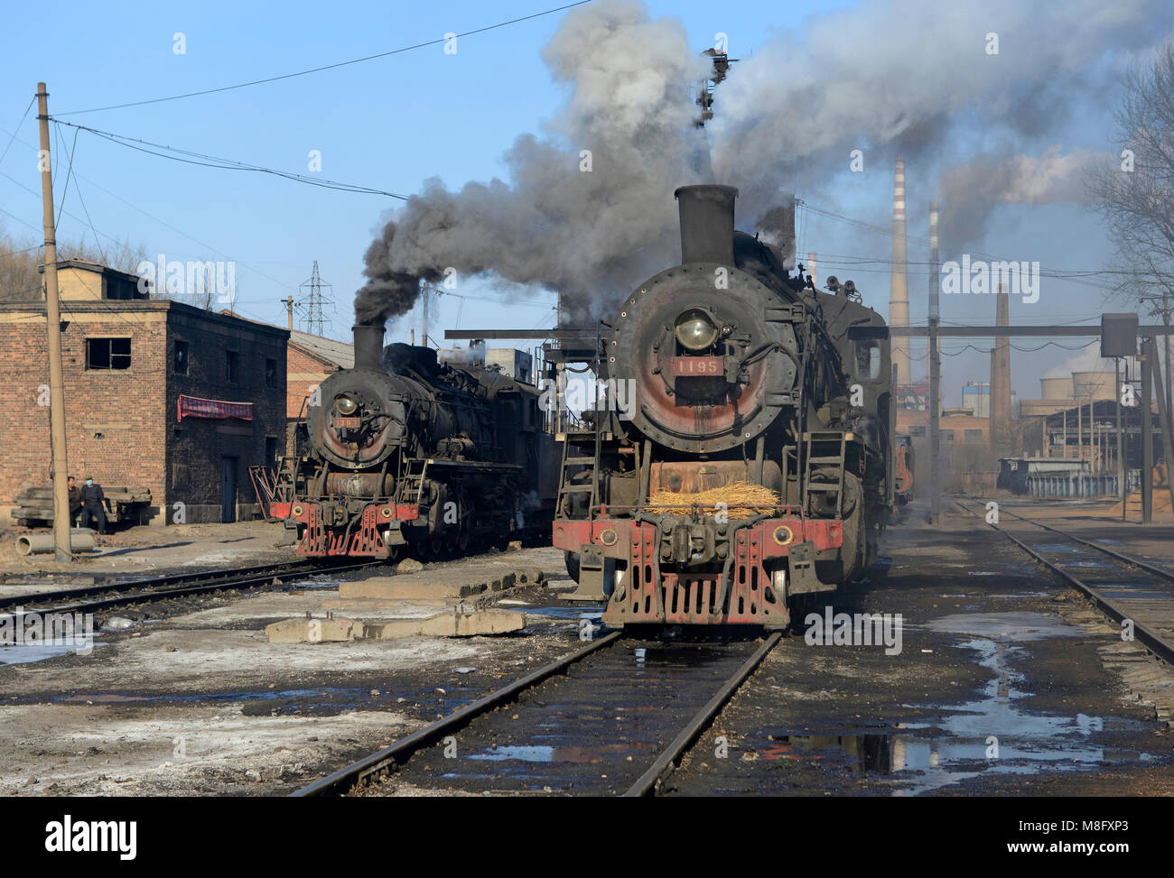 Old chinese steam locomotive in hi-res stock photography and images - Alamy