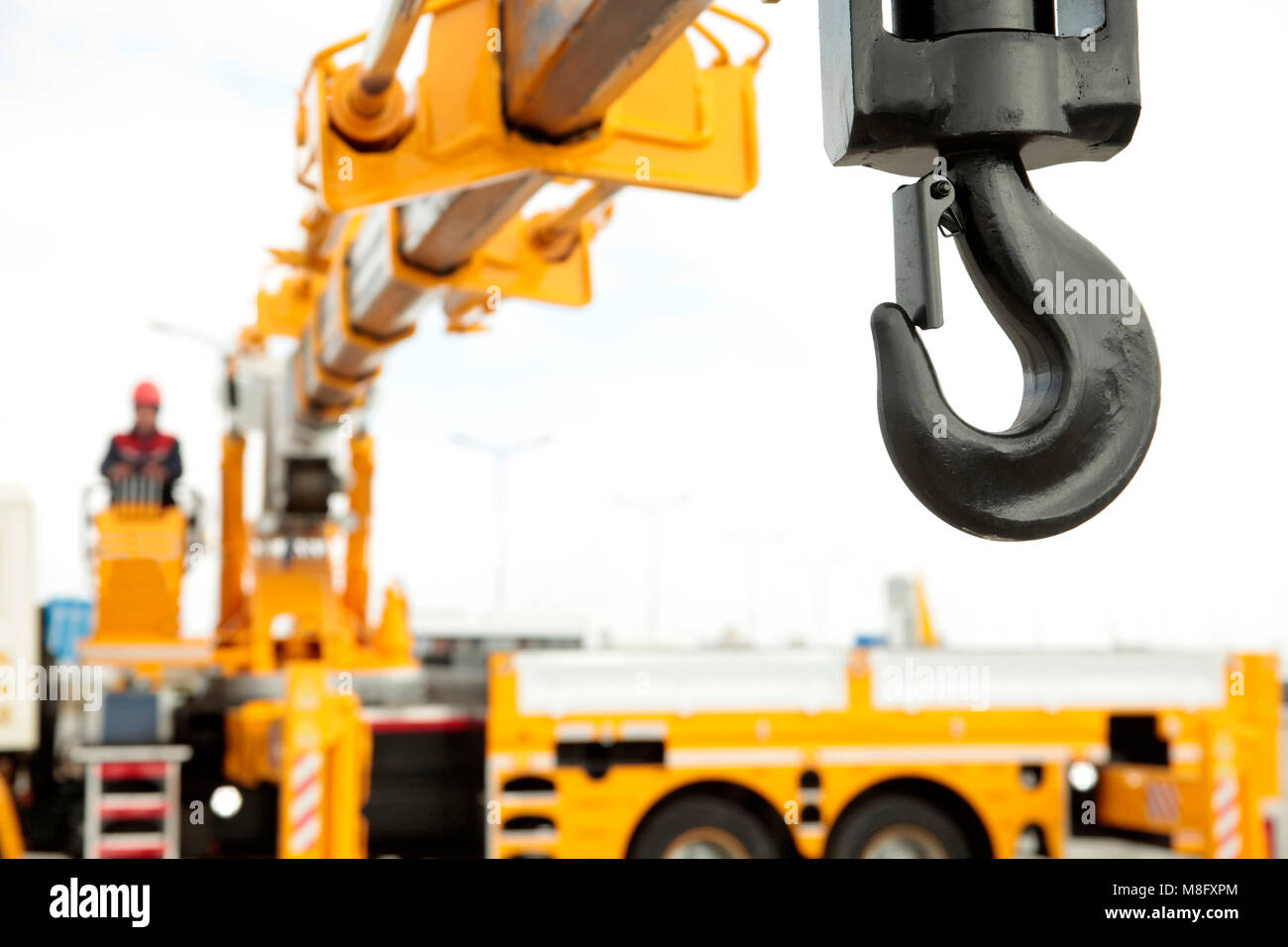 Sitting crane operator hi-res stock photography and images - Alamy