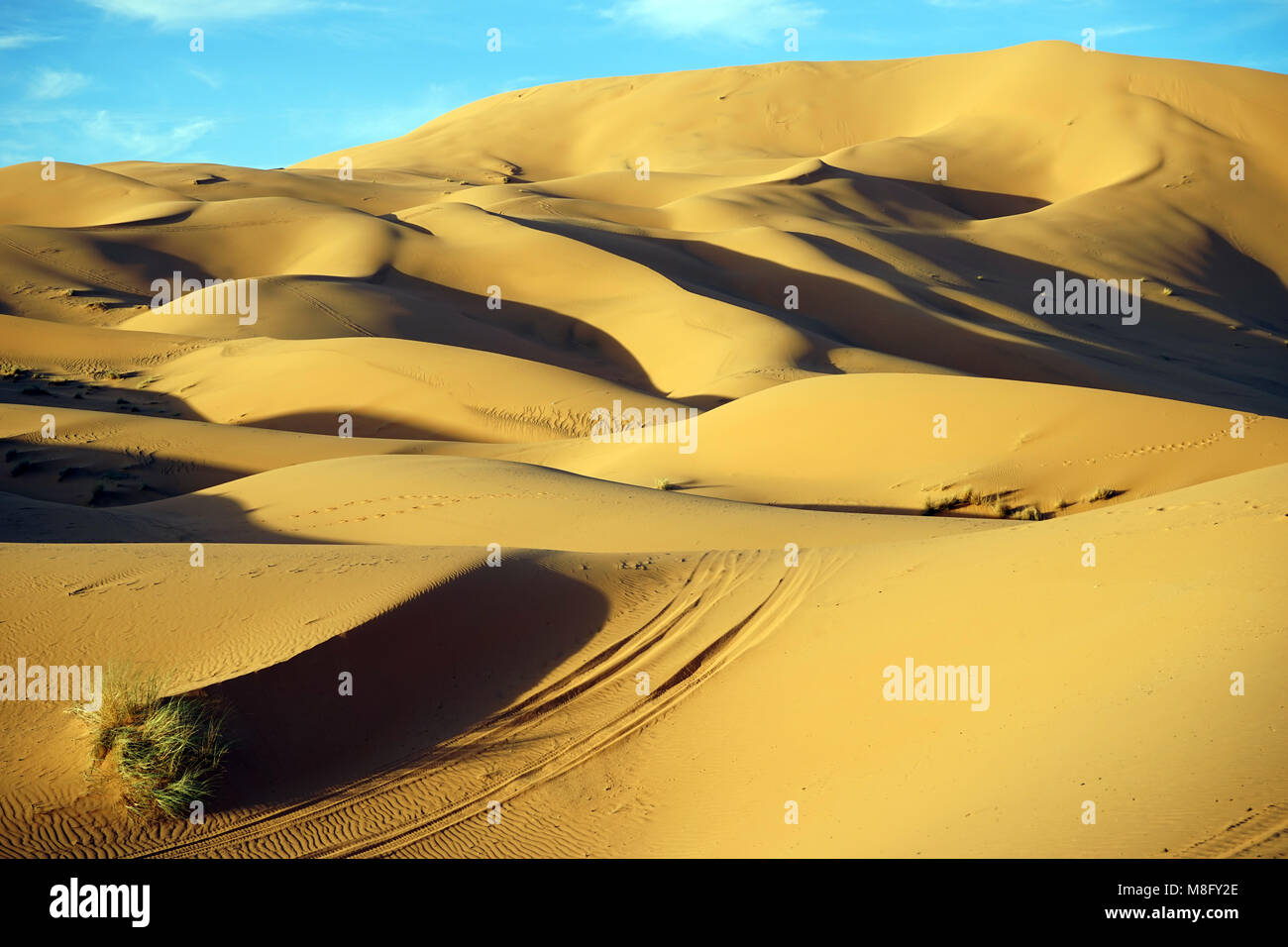 Dunes near Merzuga village in Morocco Stock Photo - Alamy