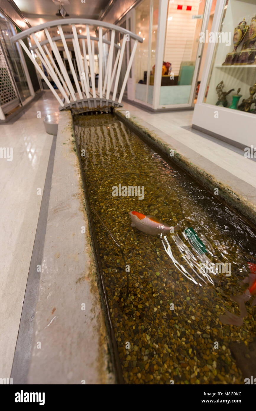 The Tyburn stream (which flows into the Thames) in the basement of Gray ...