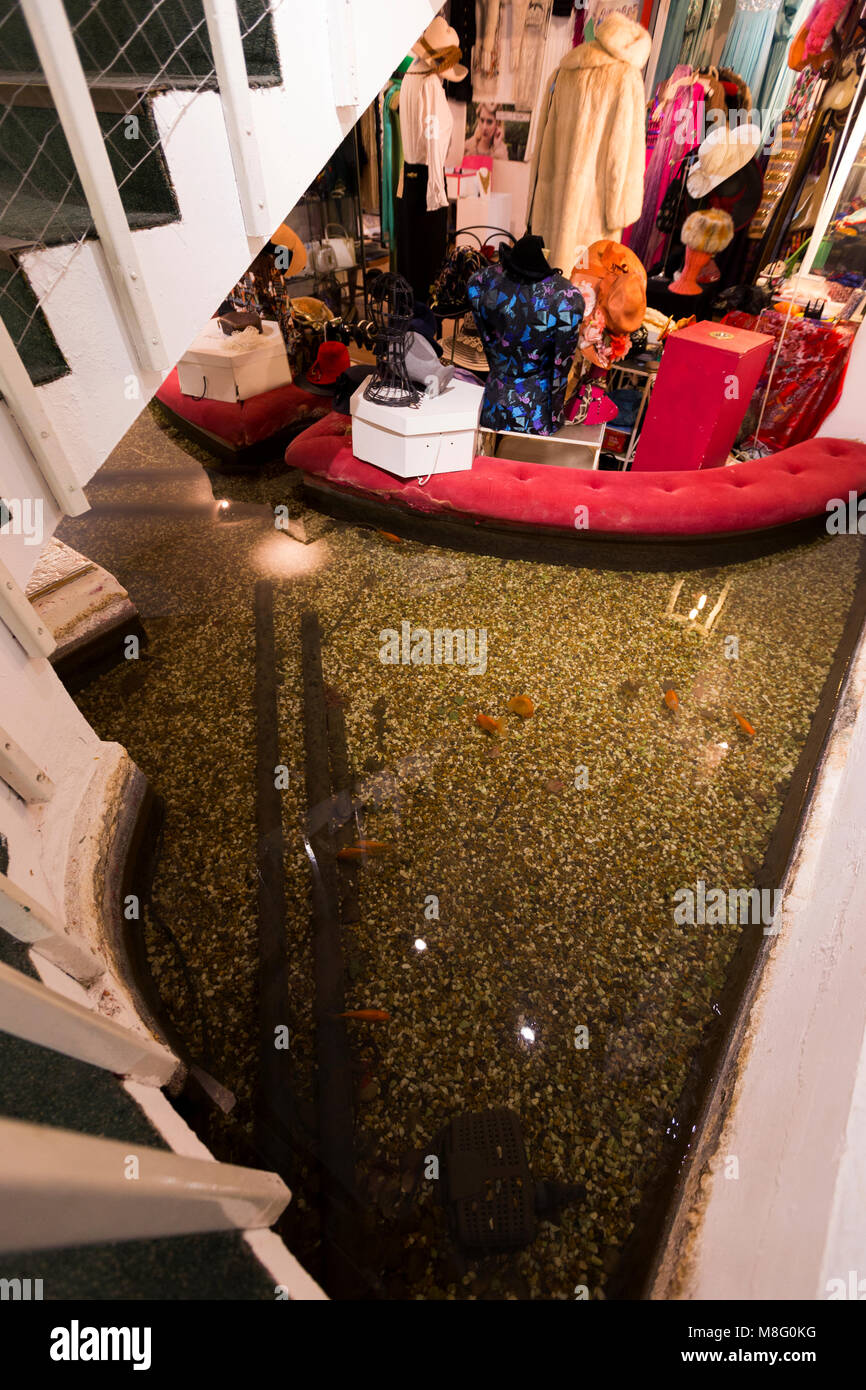The Tyburn stream (which flows into the Thames) in the basement of Gray ...