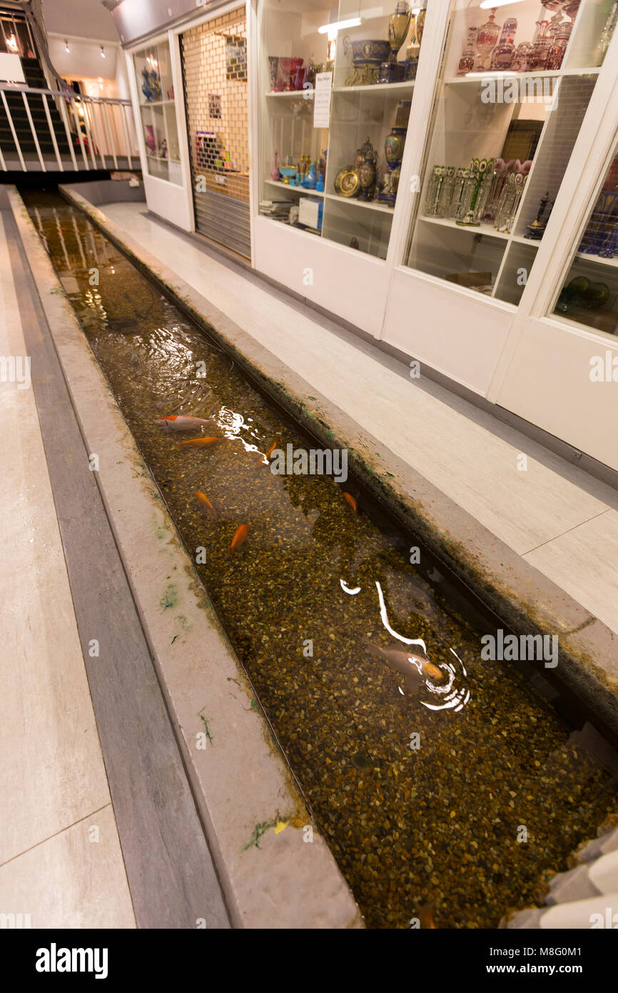 The Tyburn stream (which flows into the Thames) in the basement of Gray ...