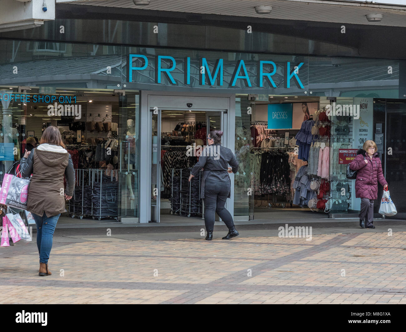 Primark, Stockport Town Centre Shopping area, Merseyway Stock Photo - Alamy