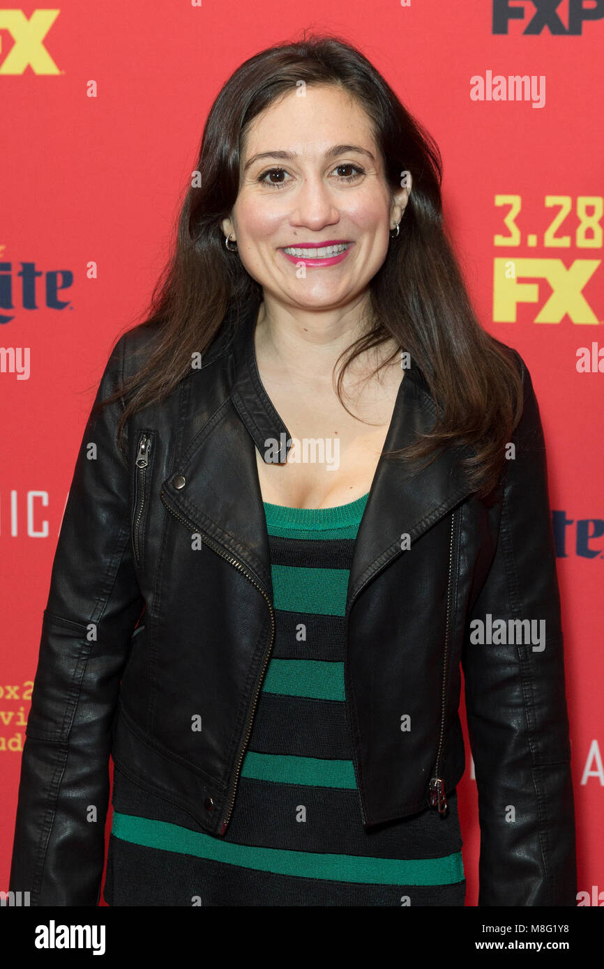 Lucy DeVito attends FX The Americans season 6 premiere at Alice Tully ...