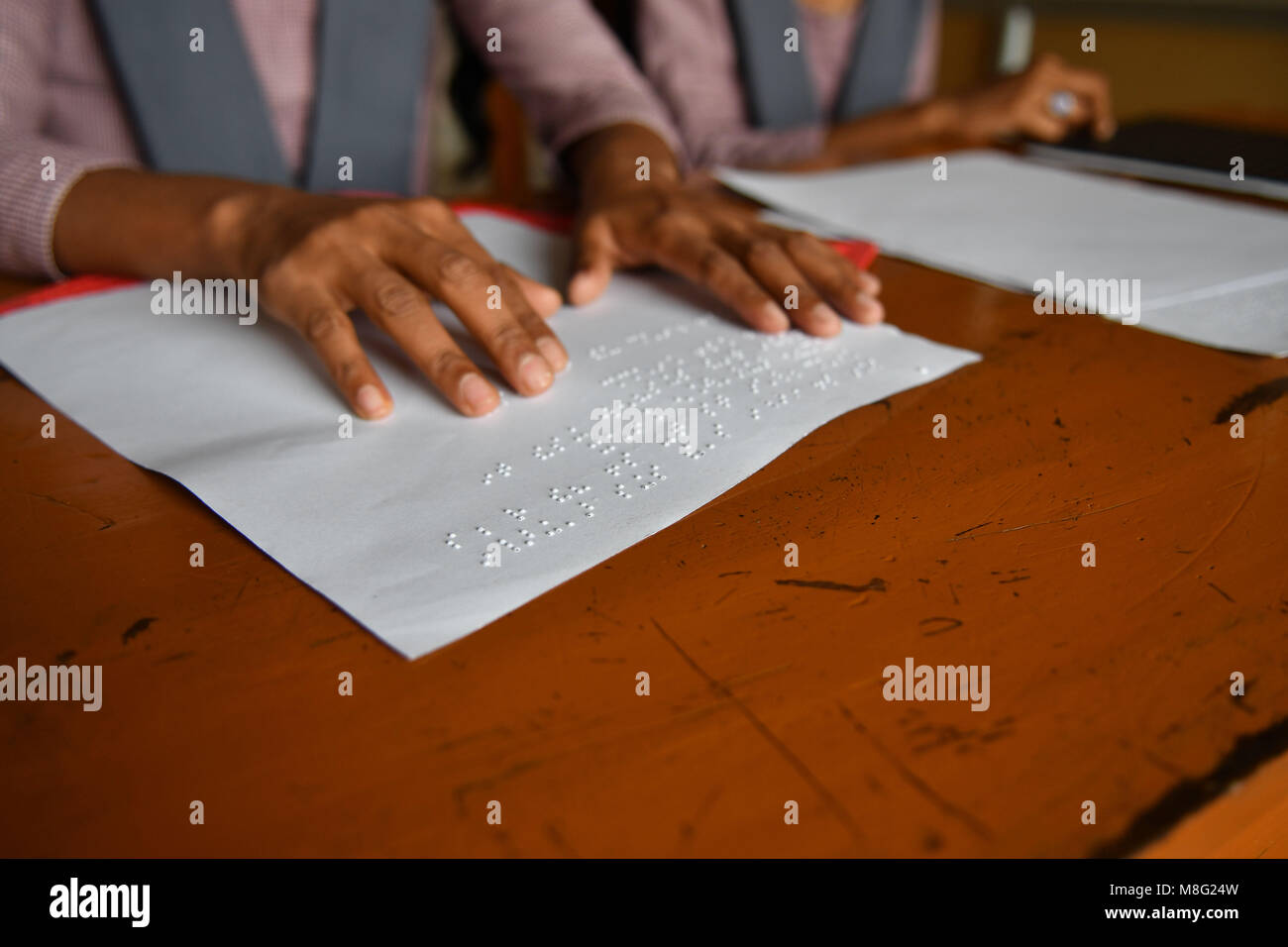 Written language for blind people hi-res stock photography and images ...