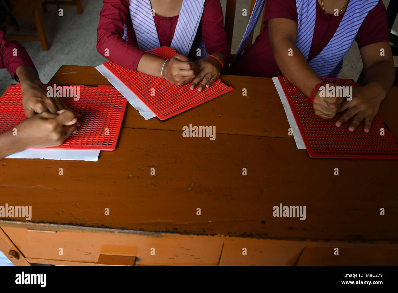 Written language for blind people hi-res stock photography and images ...