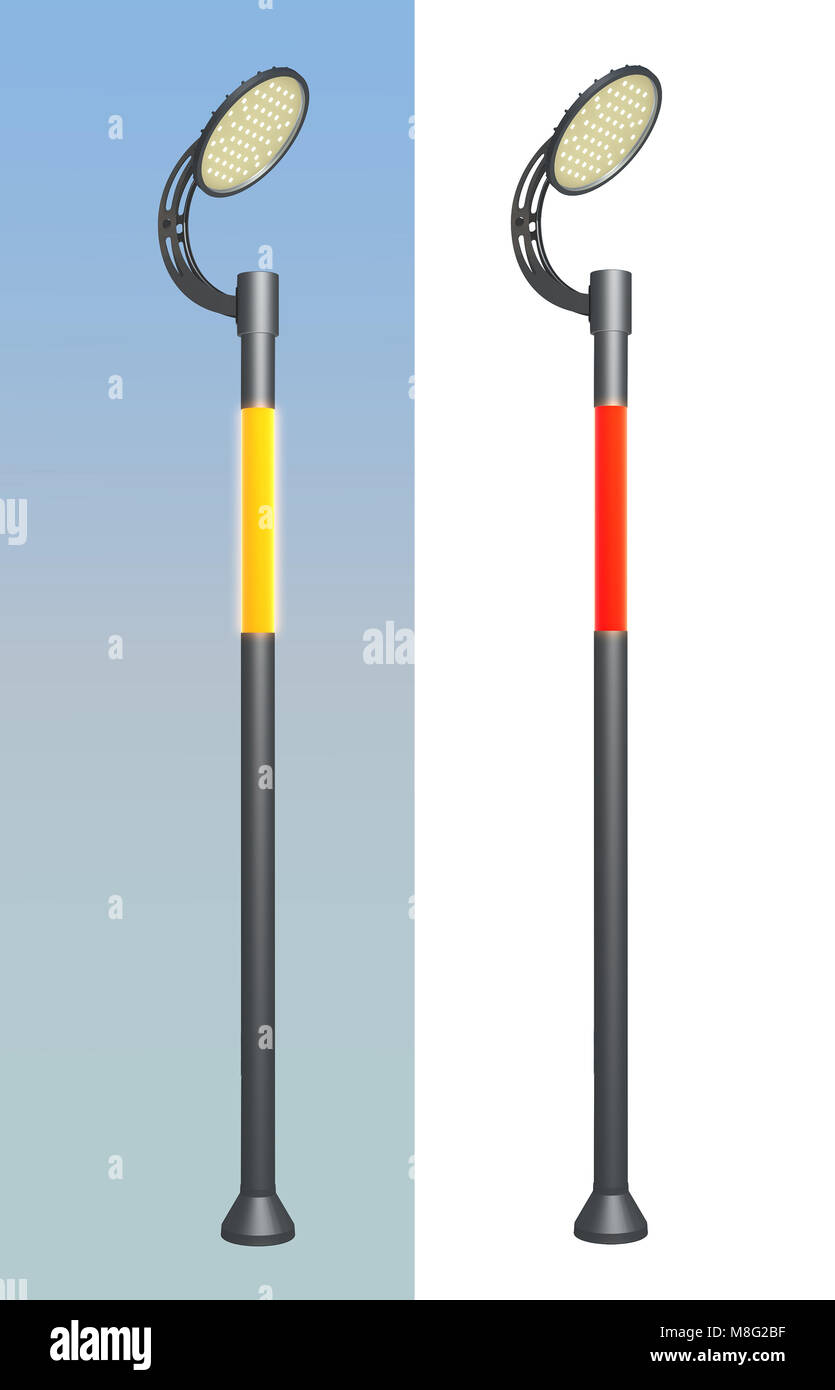 Modern Lamp Post Stock Photo - Alamy