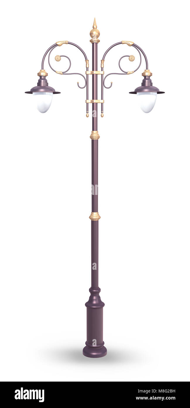 Lamp post Cut Out Stock Images & Pictures - Alamy