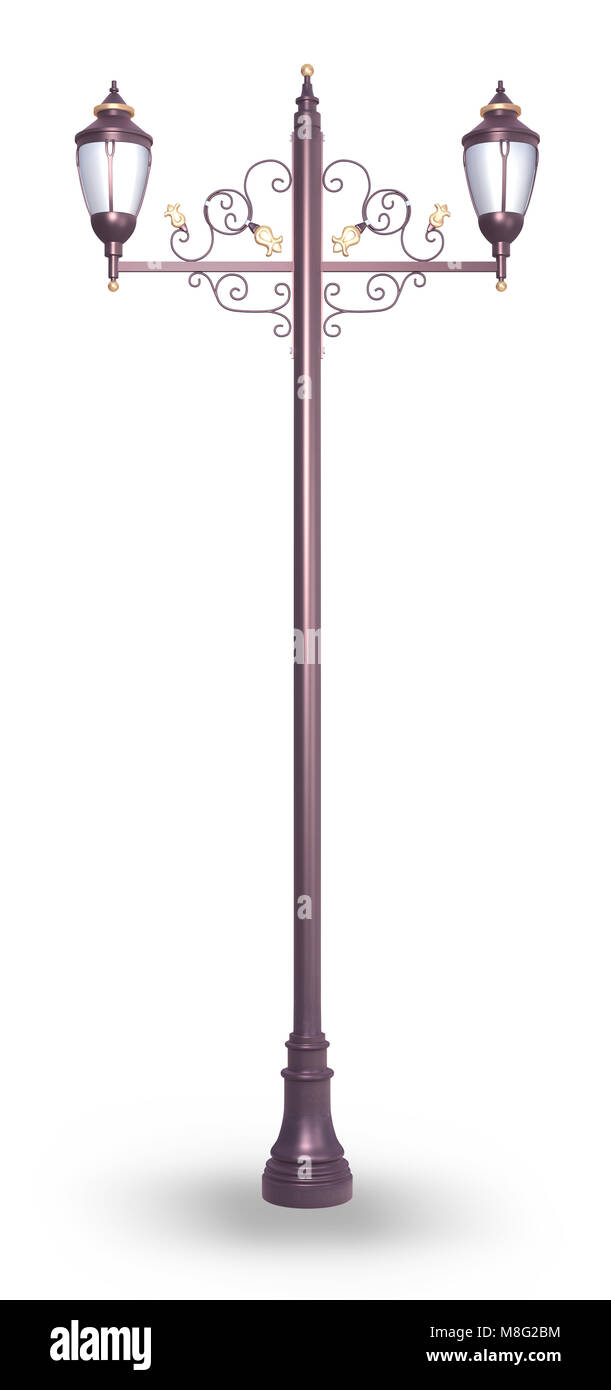 Lamp post Cut Out Stock Images & Pictures - Alamy