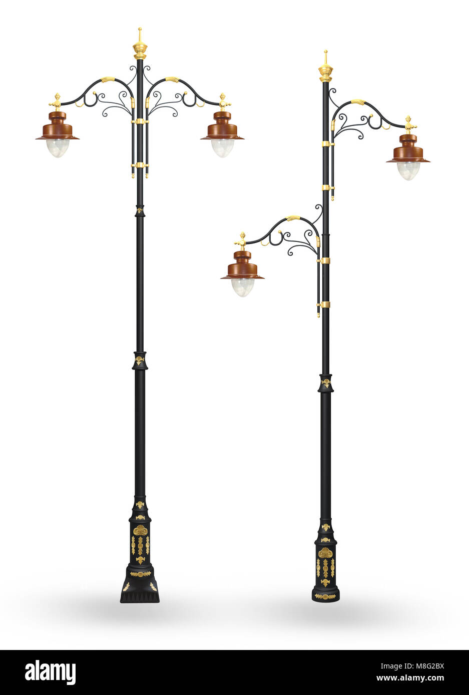 Ornate Lamp post Stock Photo - Alamy