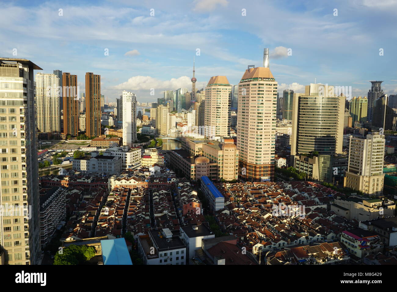 Old and new shanghai hi-res stock photography and images - Alamy