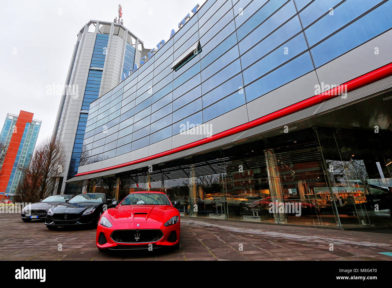 MODENA, ITALY - MARCH 2018 - FCA Maserati factory Open Day, Modena ...