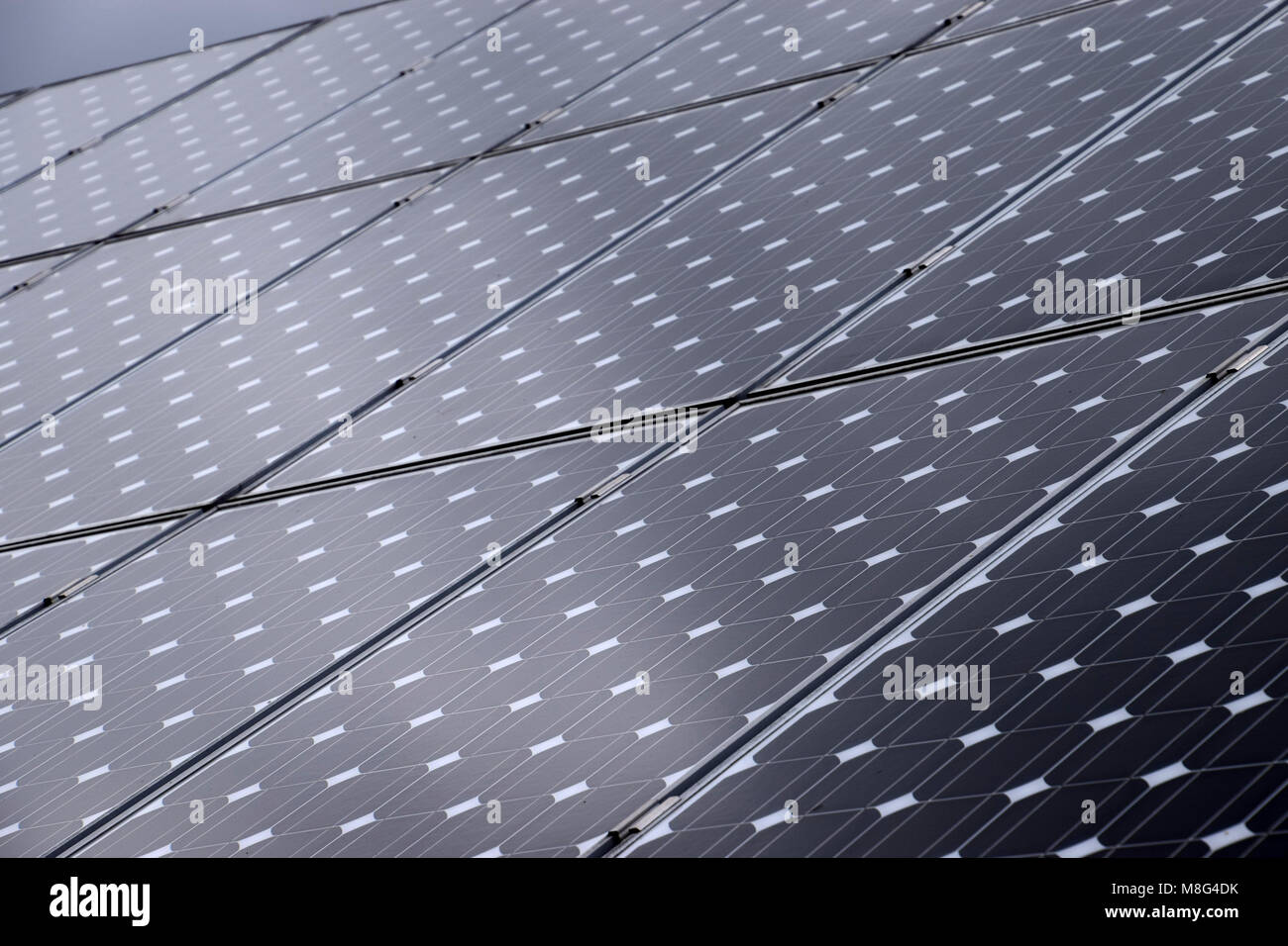 solar cells Close up view Stock Photo - Alamy