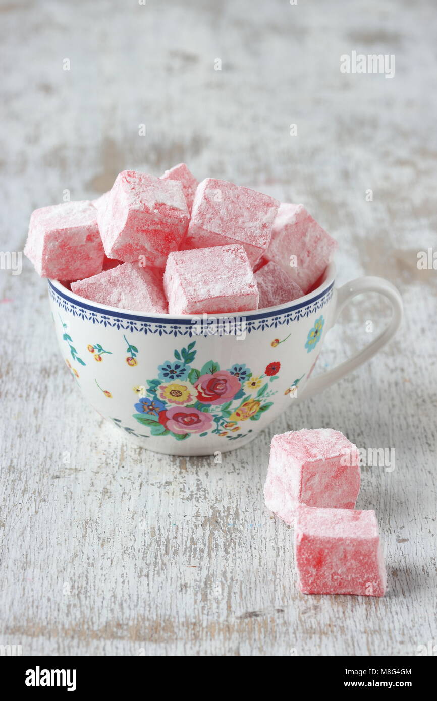 Turkish Delight lokum Stock Photo - Alamy
