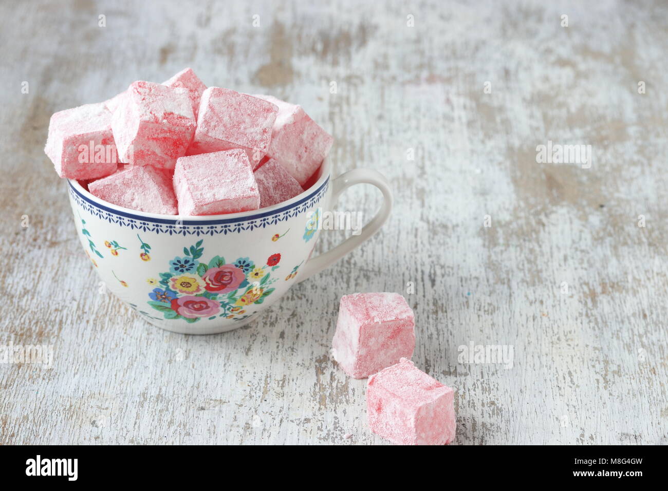 Turkish Delight lokum Stock Photo - Alamy