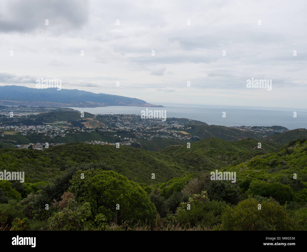 Wellington Landscape From The Wellington Wind Turbine Stock Photo - Alamy