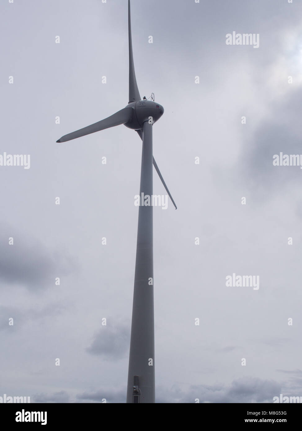 Wellington Wind Turbine Stock Photo - Alamy