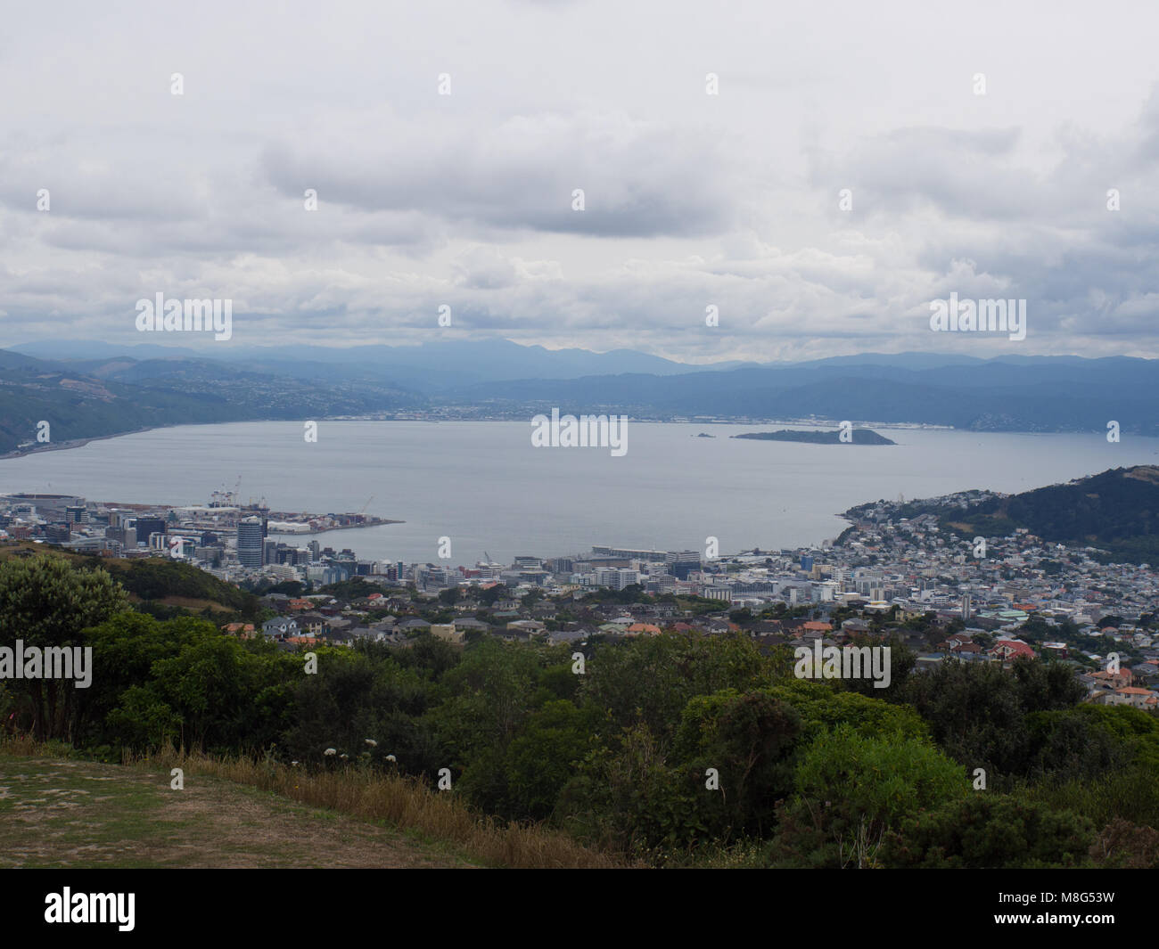 Wellington Landscape From The Wellington Wind Turbine Stock Photo - Alamy