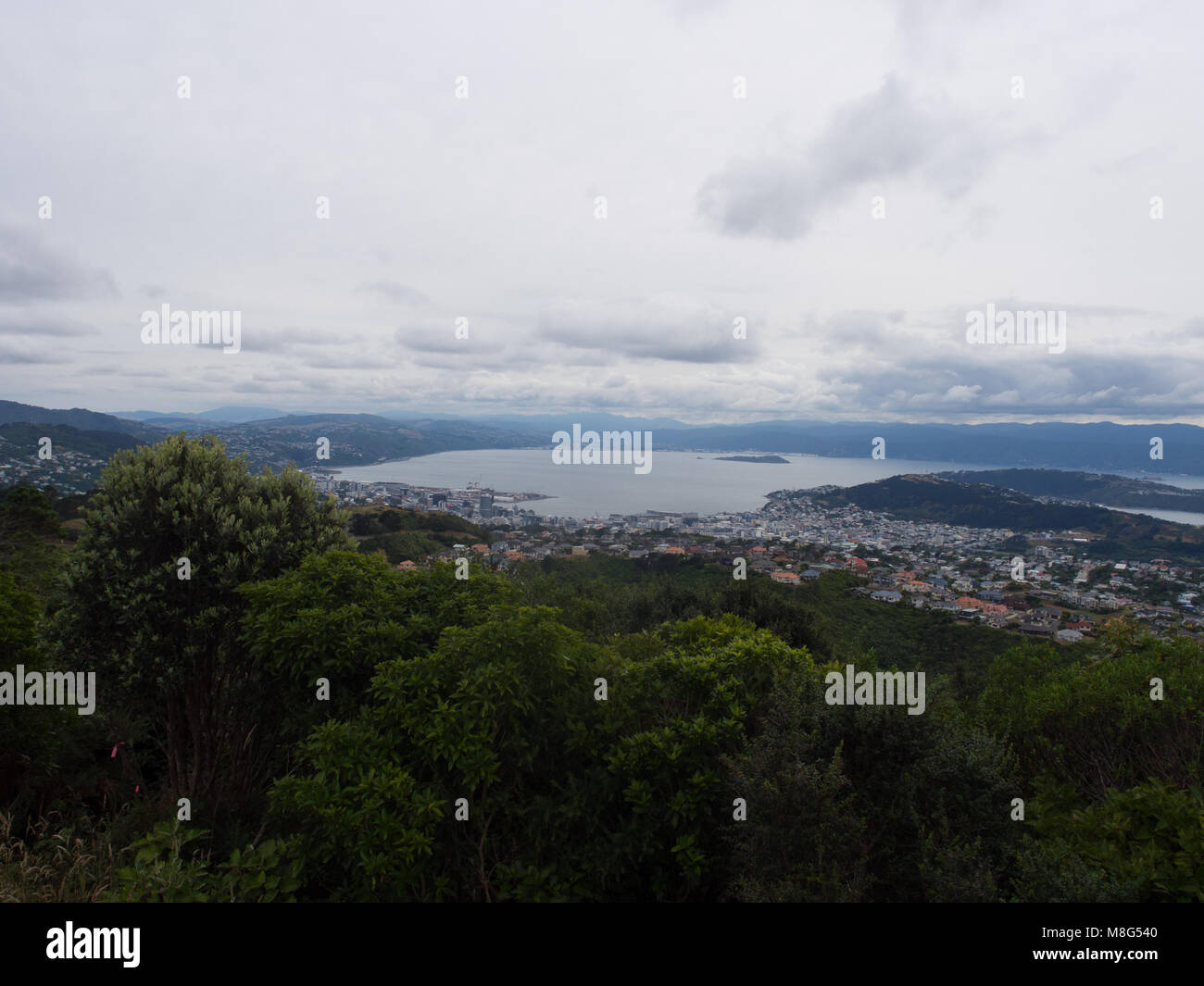 Wellington Landscape From The Wellington Wind Turbine Stock Photo - Alamy