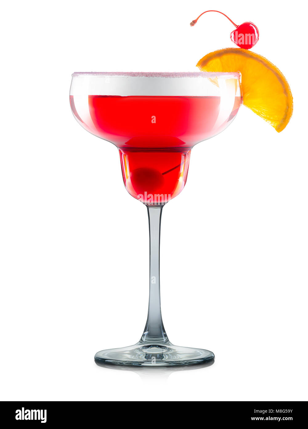 Cosmopolitan cocktail isolated on white background Stock Photo - Alamy