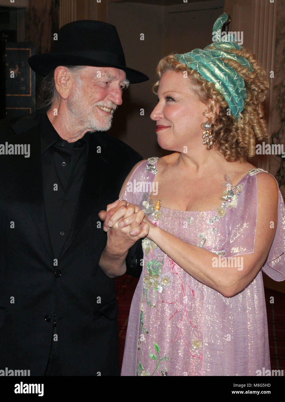 WILLIE NELSON BETTE NIDLER 2006 Photo By John Barrett-PHOTOlink.net ...