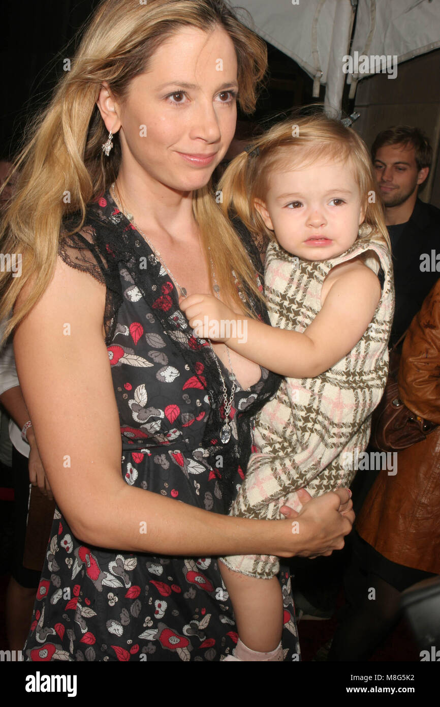 MIRA SORVINO, DAUGHTER MATEA 2006 Photo By John Barrett-PHOTOlink.net ...