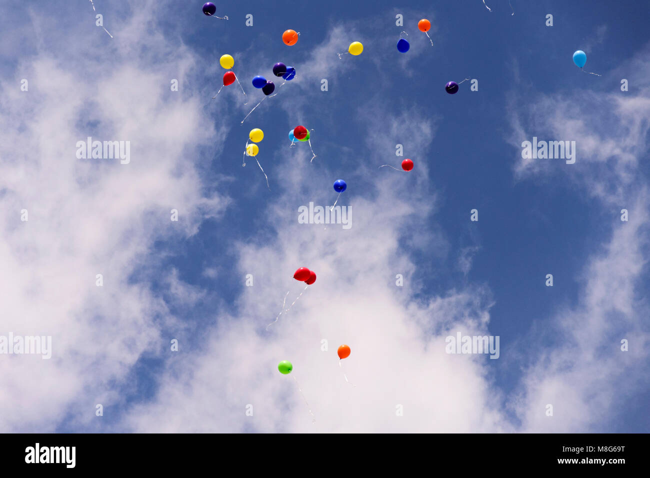 Balloons sky hi-res stock photography and images - Alamy