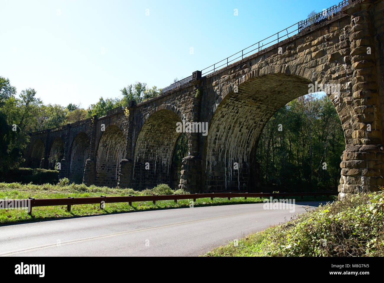 Train overpass in National Park Stock Photo - Alamy