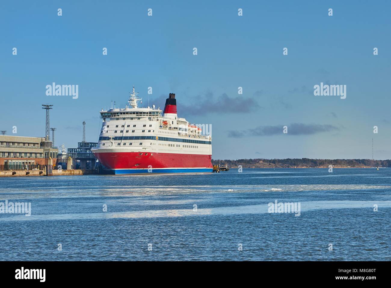 Ferry in Helsinki Stock Photo - Alamy