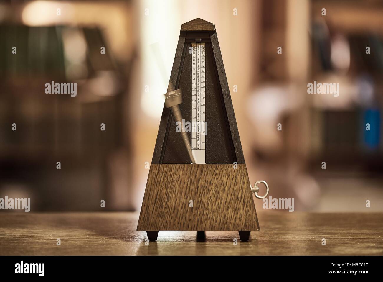 Old Classic Metronome Stock Photo - Alamy