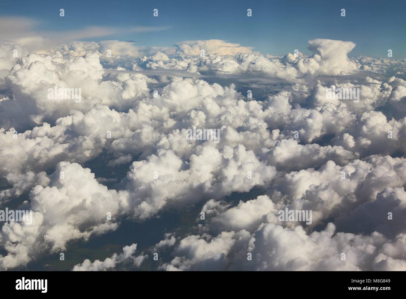 Clouds from above Stock Photo - Alamy
