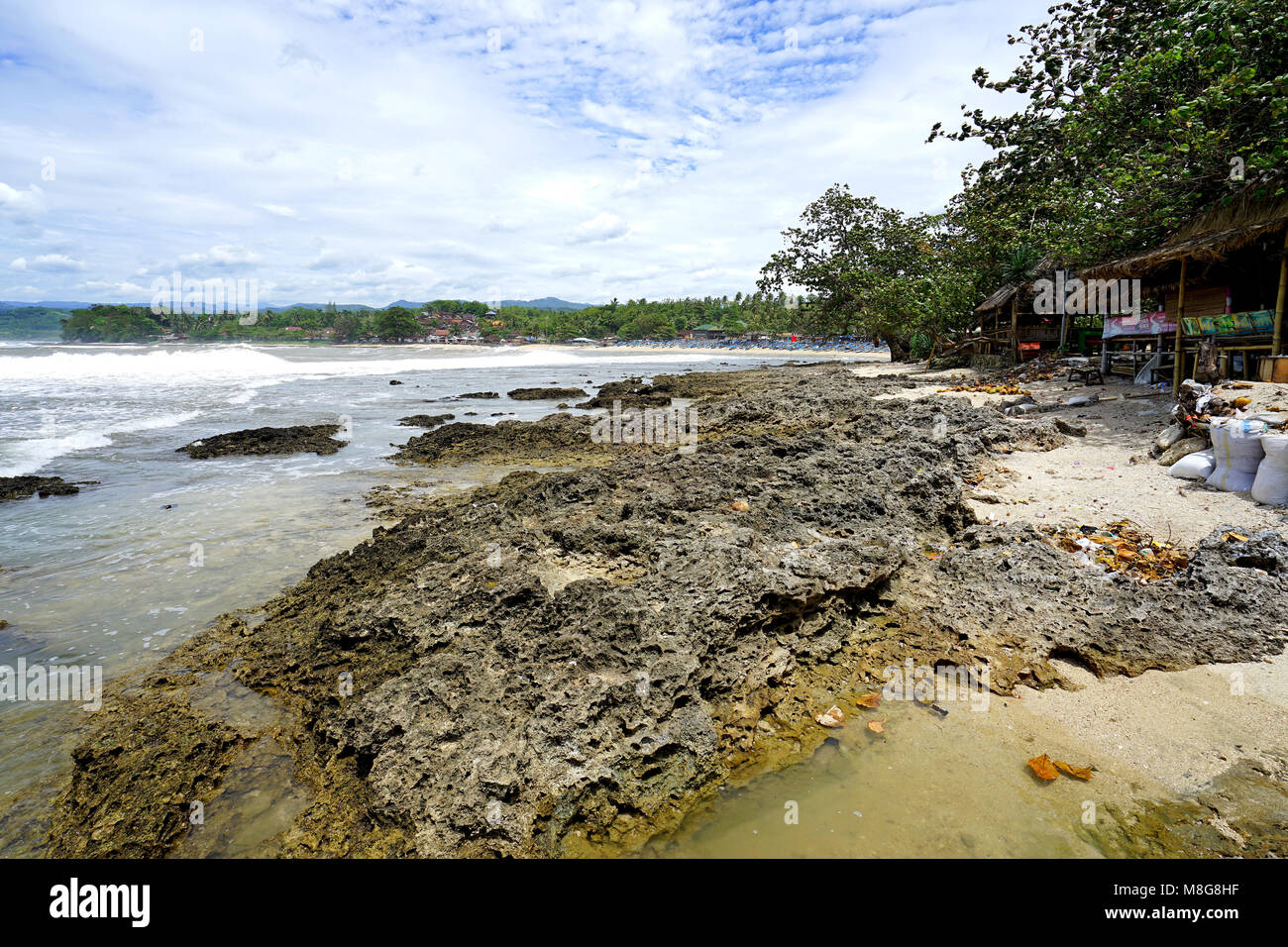 Pantai Ranca Buaya Beach, Garut Selatan, West Java, Indonesia Stock ...