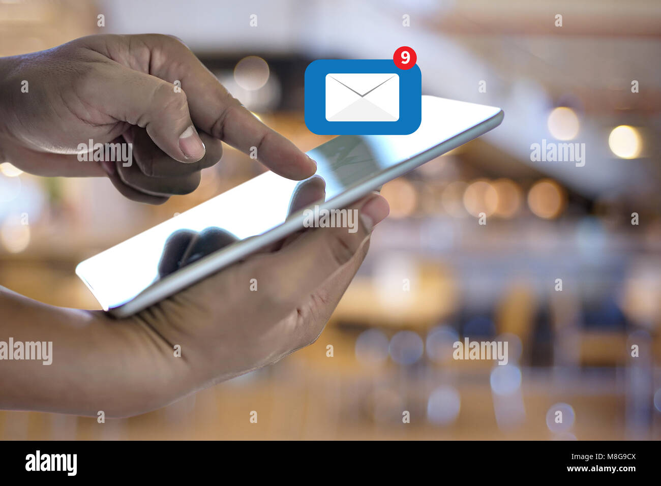 Mail Communication Connection message to mailing contacts inbox to view ...