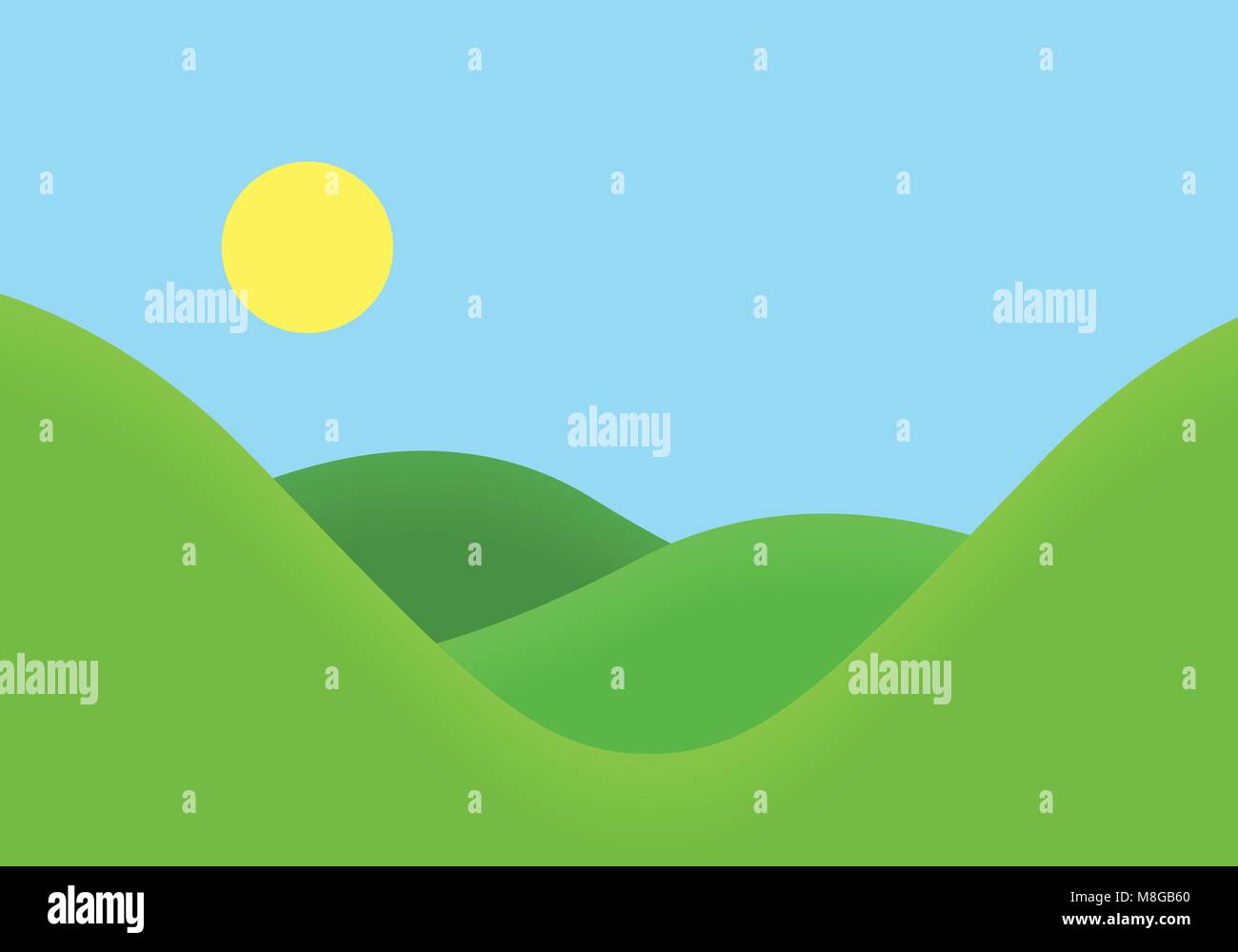 Autumn park country landscape Stock Vector Images - Alamy